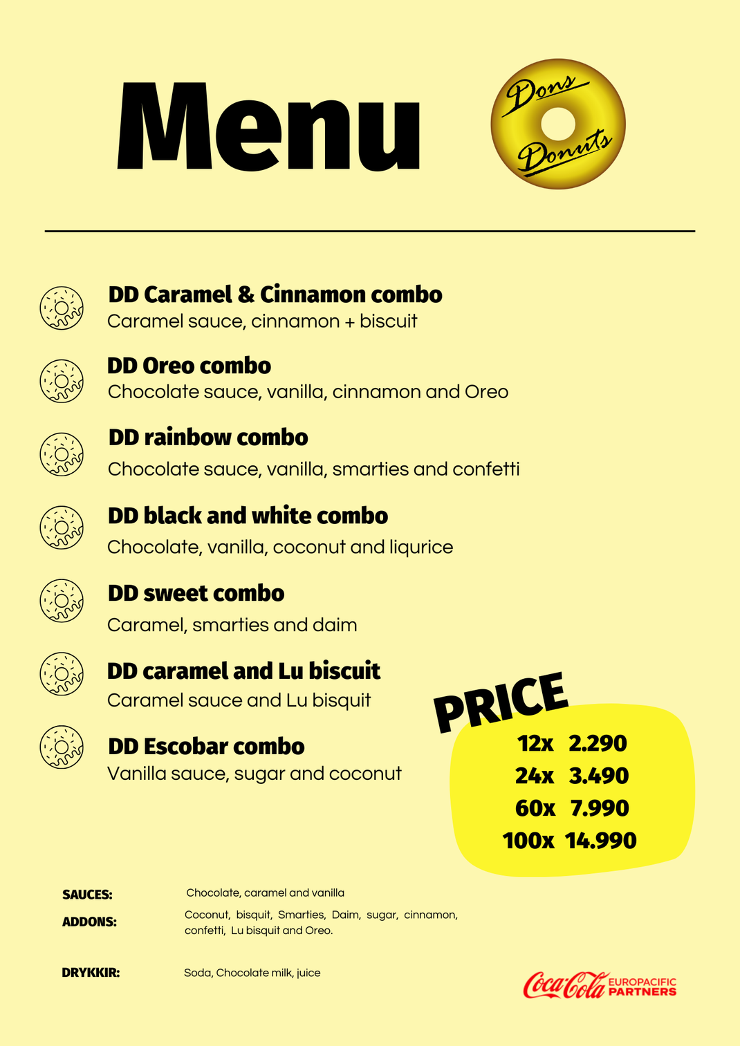 MATSEÐILLINN – donsdonuts